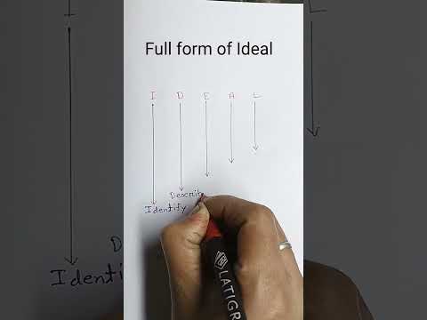 Full form of Ideal# reels# shorts# ytshorts# online#education# simple English with pranay# learning#