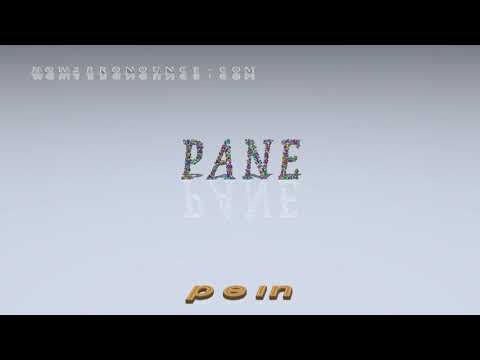pane - pronunciation + Examples in sentences and phrases