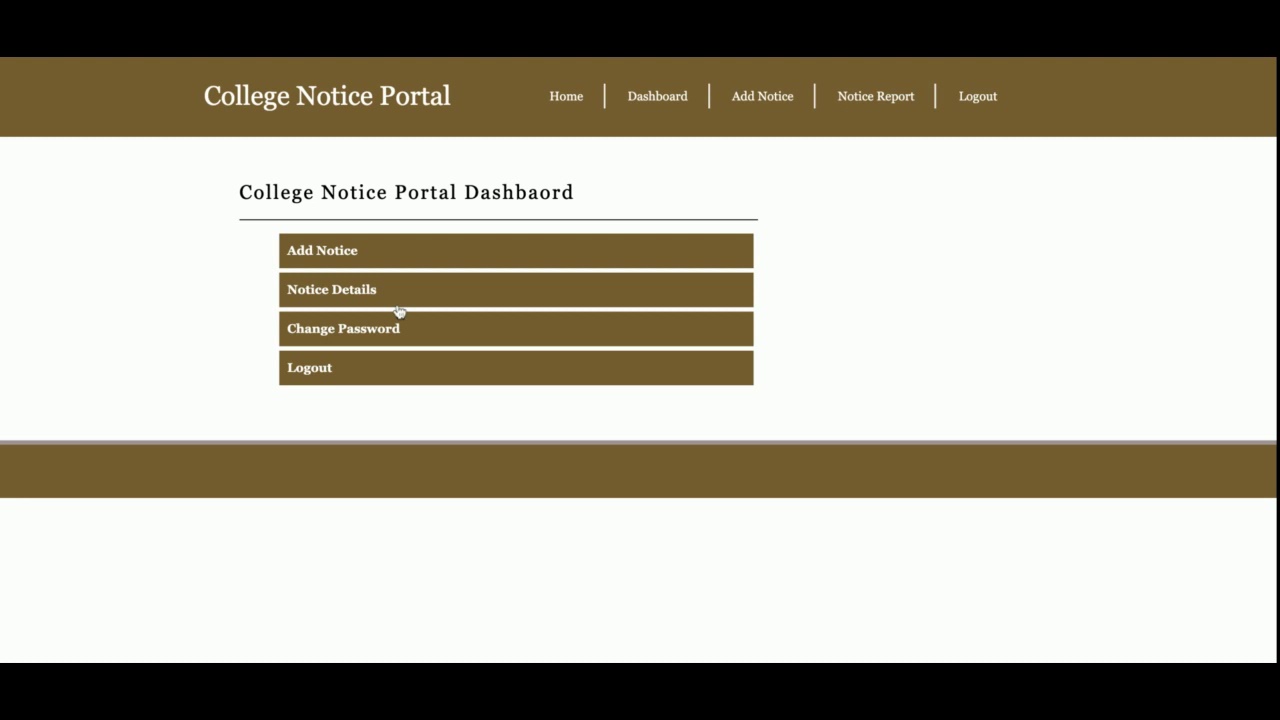 College Notice Portal | Python Django Project Tutorial
