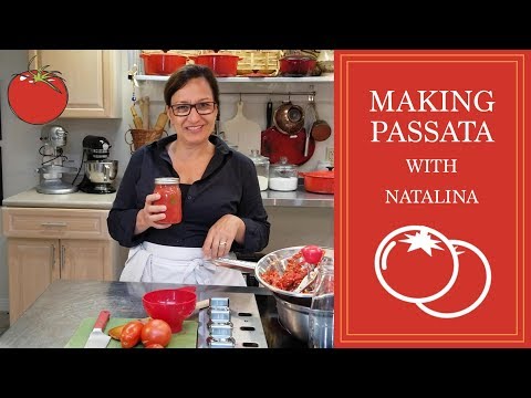 How to Make Nonna’s Homemade Passata Recipe | Back to Basics | Natalina’s Kitchen