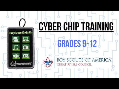 Scouts BSA Online Cyber Chip Training (Grades 9-12)