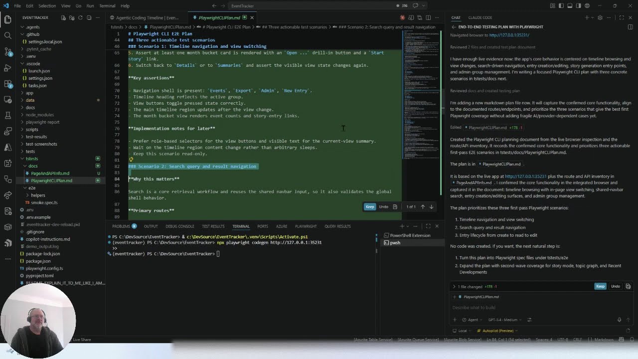 Playwright + AI using GitHub Copilot