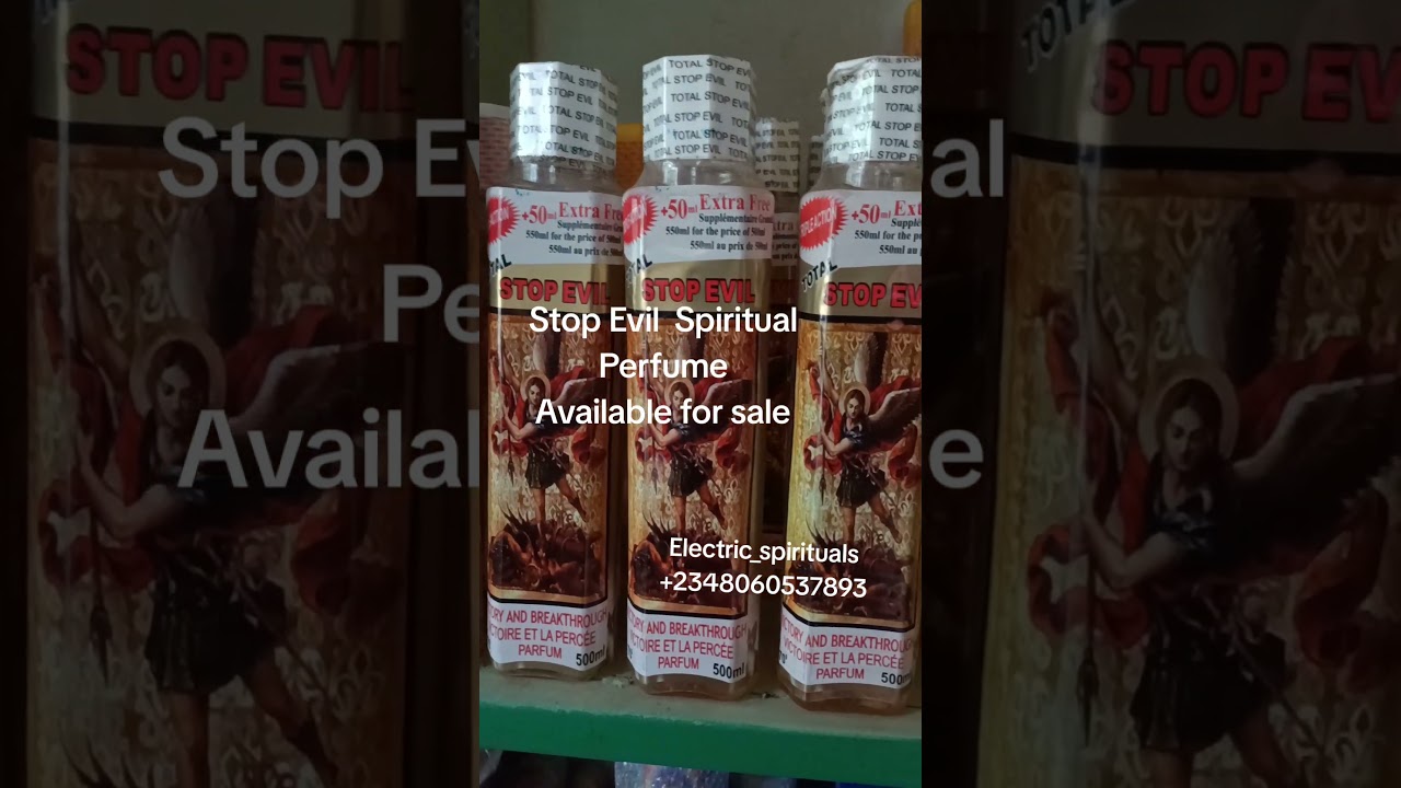 Stop Evil Spiritual perfume available