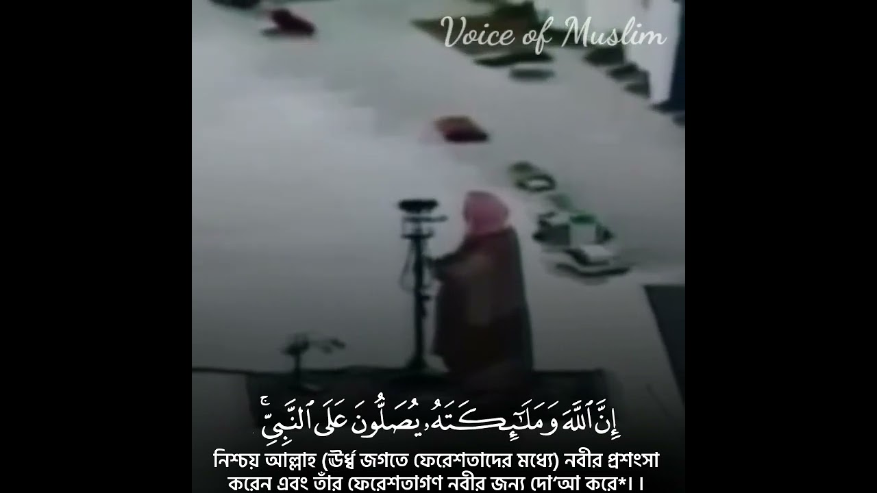 Surah al Ahzab 56 by Shaikh Muhammad subayyli محمد السبيل oldvideo surah