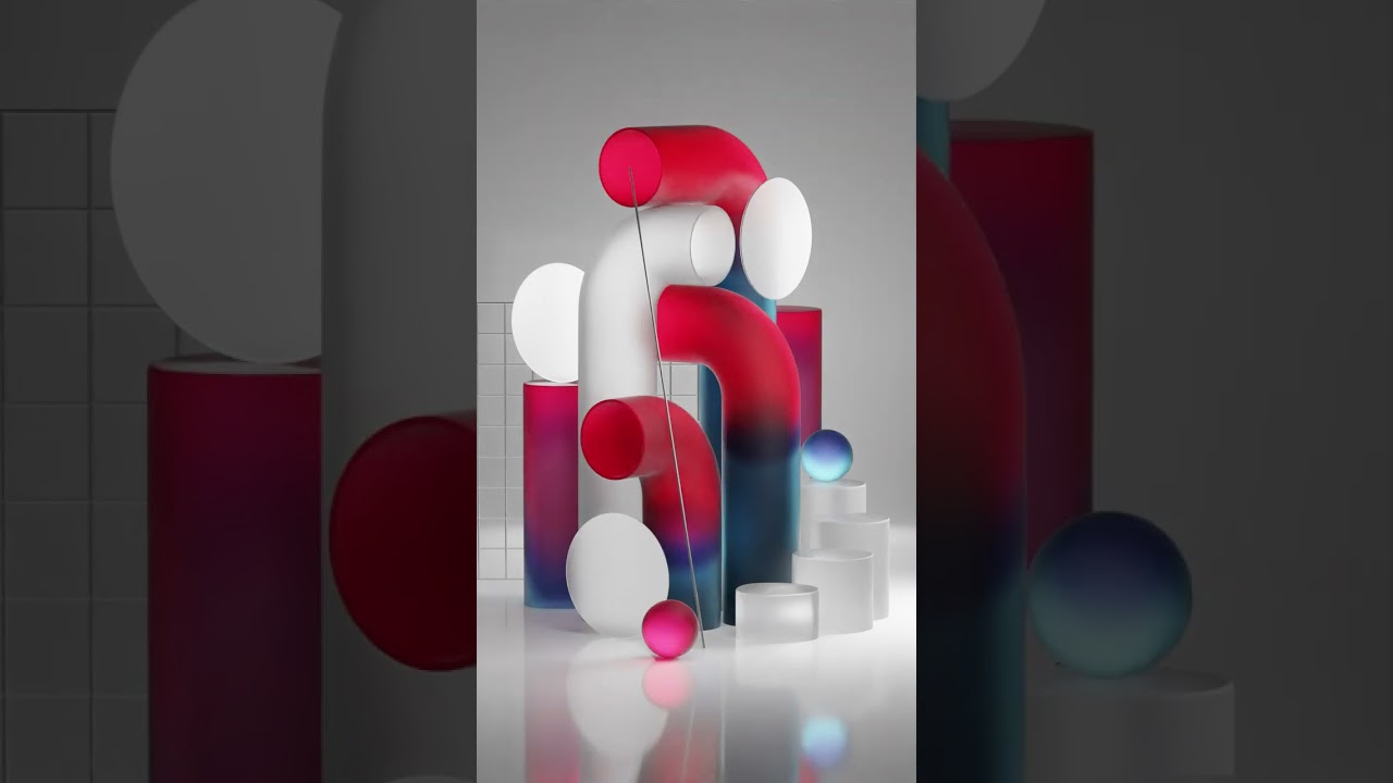 Blender Abstract Design