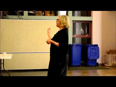 Elizabeth May - Salt Spring Island Town Hall - September 2013 - Concentration of Media