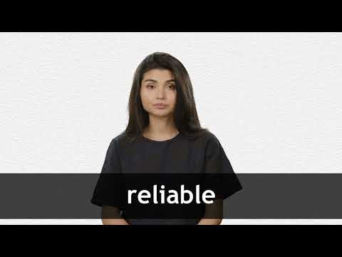 How to pronounce RELIABLE in American English