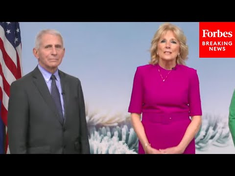 First Lady Dr. Jill Biden, Dr. Fauci Encourage COVID-19 Vaccination For Holiday Season