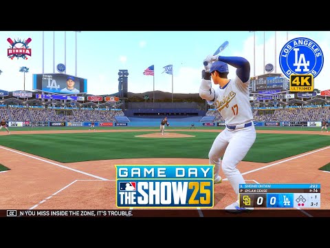MLB The Show 25 Los Angeles Dodgers vs San Diego Padres: Ohtani vs Tatis - Gameplay PS5 4K 60fps