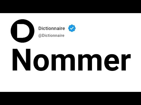 Nommer Signification En Français
