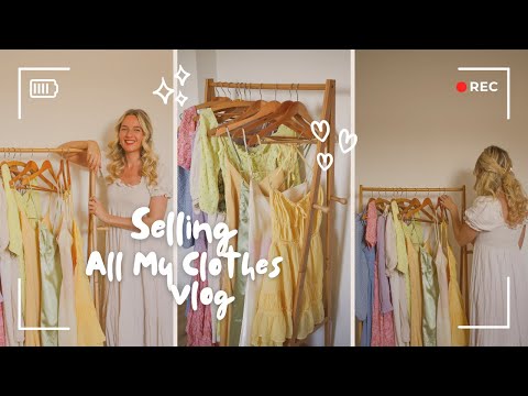 Selling all my clothes (+ How to get free clothes) Sustainable Fashion Vlog