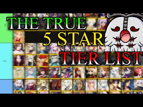 The Definitive FGO 5 Star Tier List! 2023!~Forever [Fate/Grand Order]