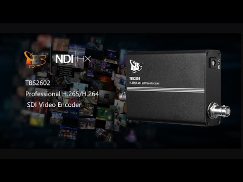 TBS2602 NDI®|HX2 supported HD-SDI Video Encoder