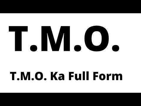 TMO Ka Full Form Tmo ka full form /Arounder #Arounder