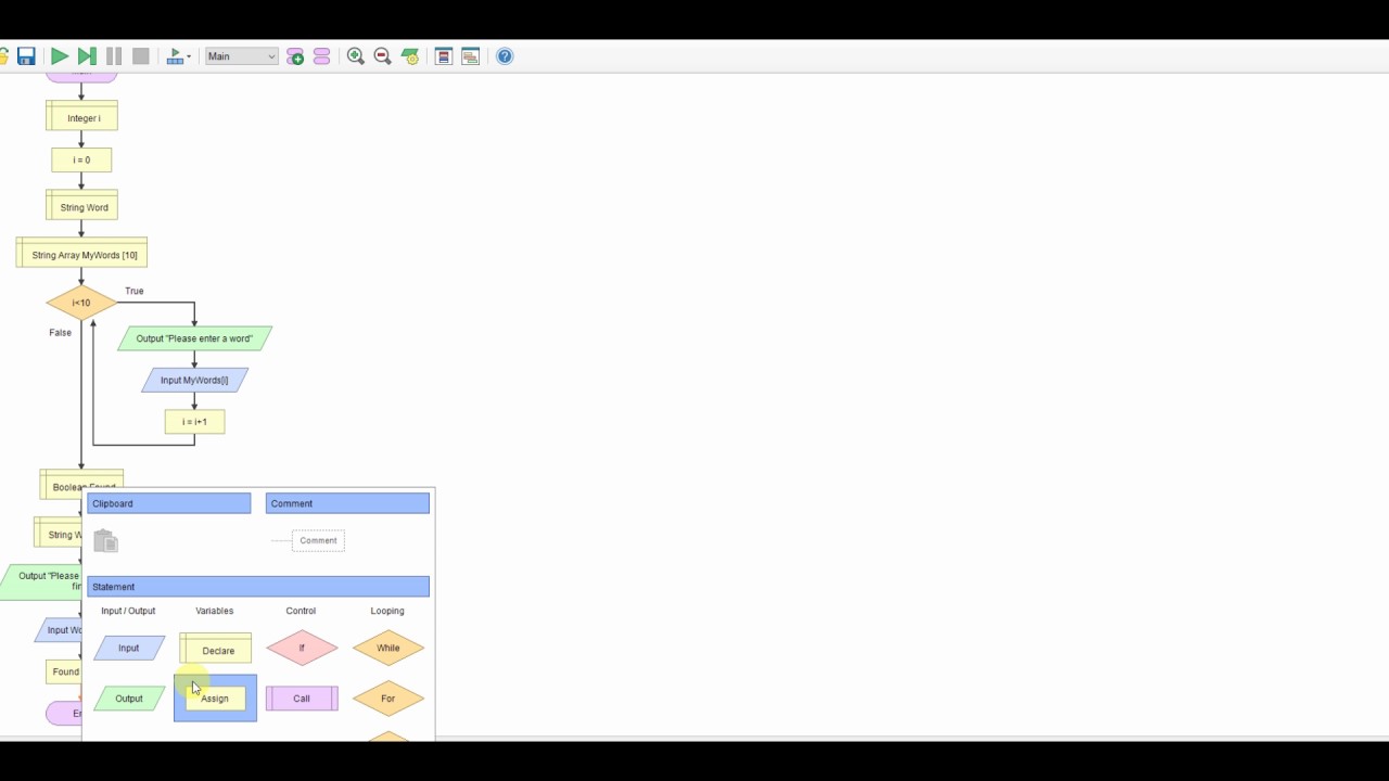 Flowgorithm  Using an Array
