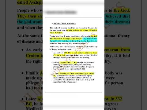 MSN - I (Brief history of evolution of modern medicine and surgery) #medical #nursing