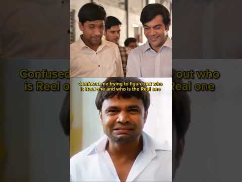 Reel vs Real person 🧐srikanth movie #srikanth #rajkumarrao #shorts