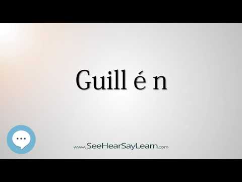 Guillén (How to Pronounce Cities of the World)💬⭐🌍✅