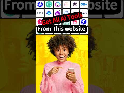 Get All Your Ai Tools from this website