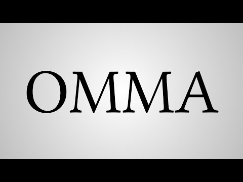 What Does "OMMA" Stand For?
