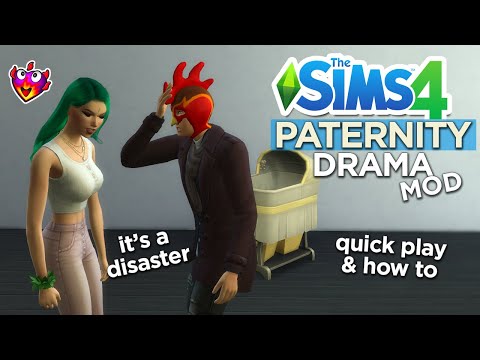 Paternity Test & Custody Battle MOD / Realistic Pregnancy Drama / About & Gameplay / Sims 4
