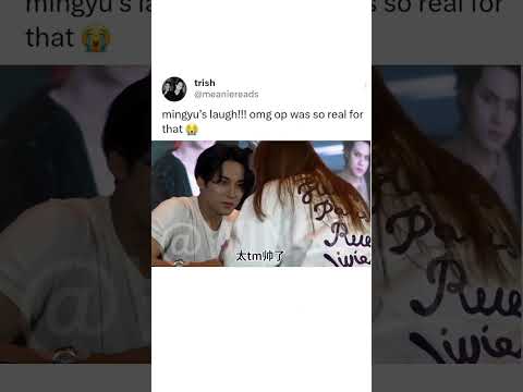 She ain't lying... That's my girl #seventeen #carat #mingyu #kim #fans #facts #aries #handsome #hybe