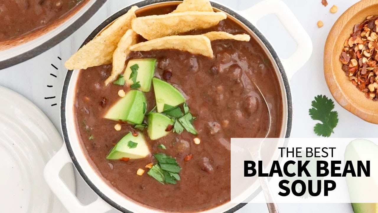 Black Bean Soup | The Best You'll Ever Make!