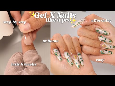 Gel X Nail Tutorial for Beginners | Step by Step Application at Home