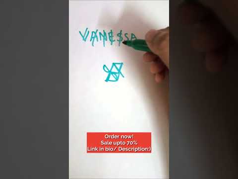 Vanessa name logo #shorts