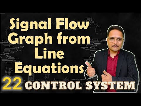 Signal Flow Graph from Line Equations Solved Example: Step by Step ...