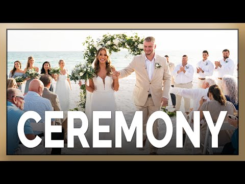 The Vue on 30A Wedding Ceremony in Santa Rosa Beach | Chelsey + Travis | Florida Wedding Videography