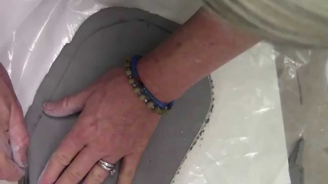 African Mask; Step 1; Slab Method