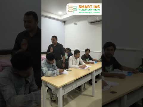 A day in the life of a student at our institute. Scenario of a weekly test at Smart IAS Foundation.