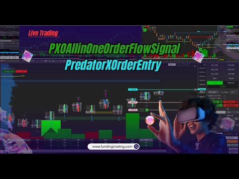 Trading Live ORDERFLOW PXOAllinOneOrderFlowSignal With PredatorXOrderEntry 2025-06-20
