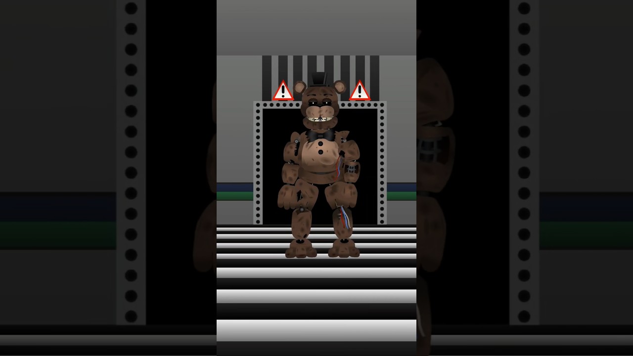 stick nodes Freddy in the security room #fnaf #animation