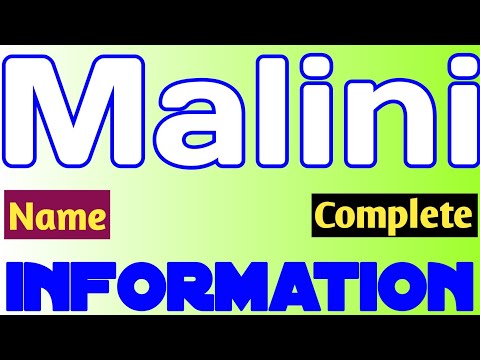 Malini Name Meaning | Malini Naam Ki Rashi | Malini Name Full Details | The Secret of Name