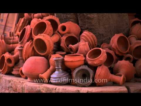 Different varieties of pottery