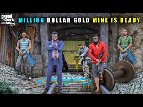 GTA 5 : FINALLY MICHAEL'S EXPENSIVE GOLD MINE IS READY || BB GAMING