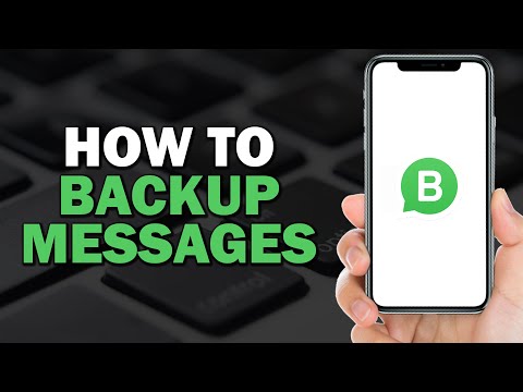 How To Backup WhatsApp Business Messages (Easiest Way)