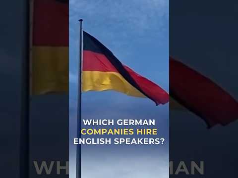 German companies hiring English speakers #company #germany #job #englishspeaking #shorts