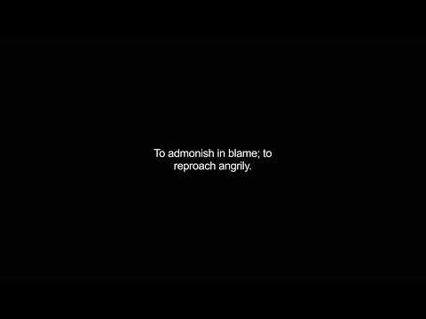 chided video Dictionary meaning and pronunciation