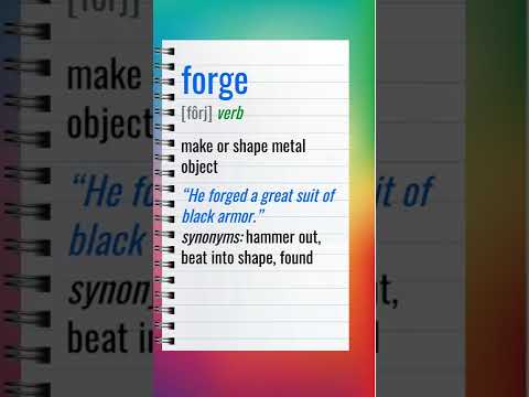 FORGE (C1 Advanced) Learn English Vocabulary