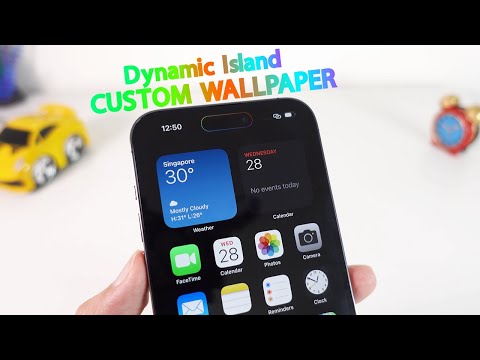 Customize Dynamic Island on iPhone 14 Pro and Max - CUSTOM WALLPAPER iPHONE 14