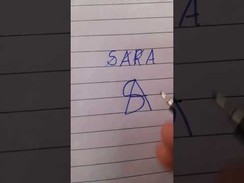 Logo name Sara💥comment your name👀#sara #shorts #short #viral #logo