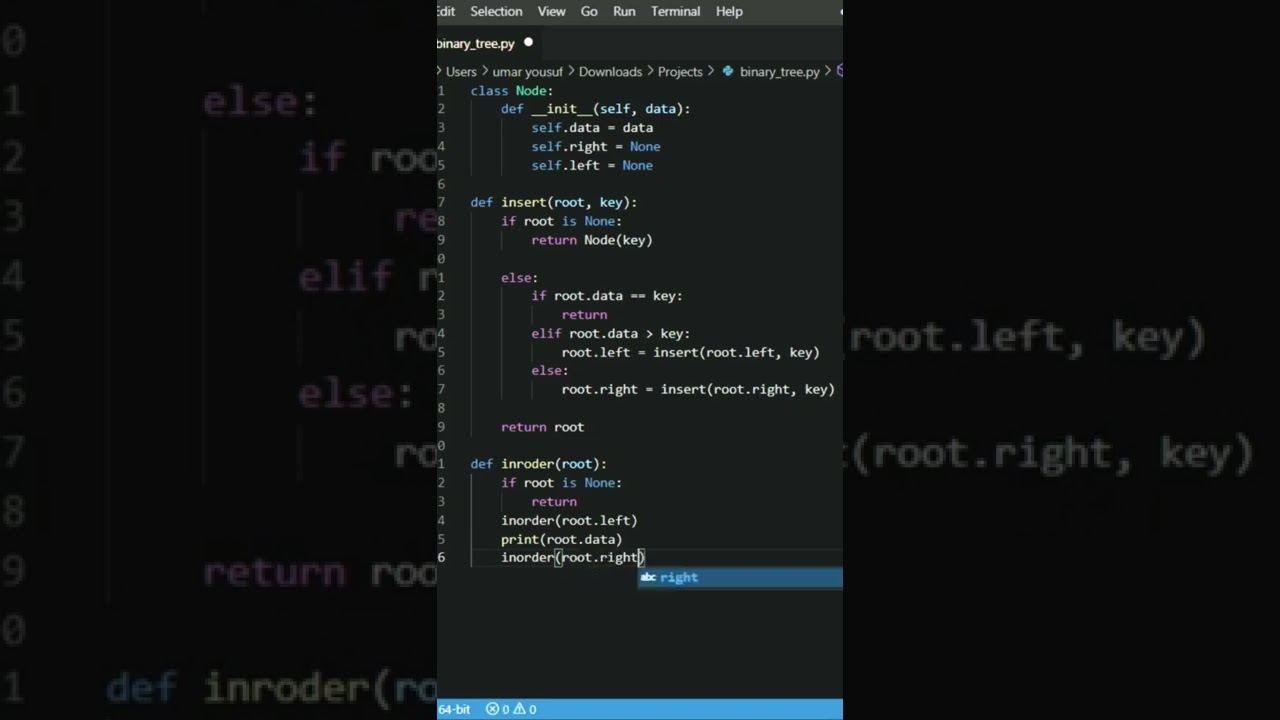How to Create a Binary Search Tree in Python..