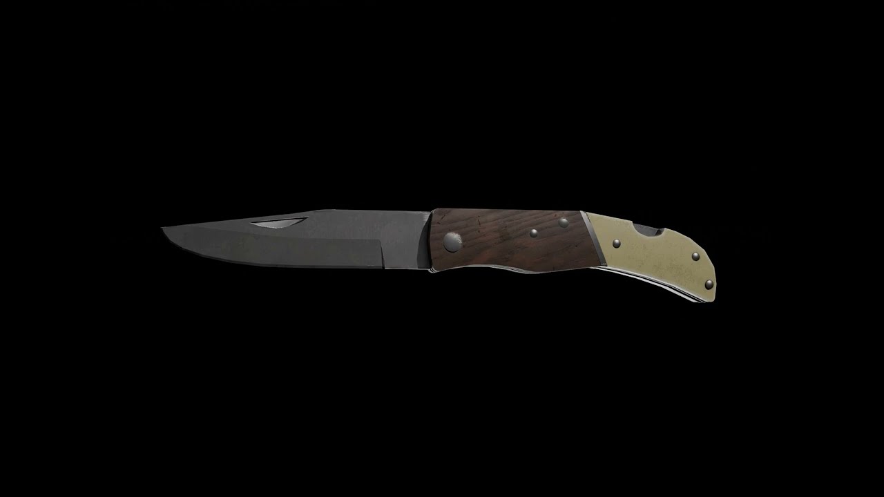 Used Knife | 3D Asset Showcase Open