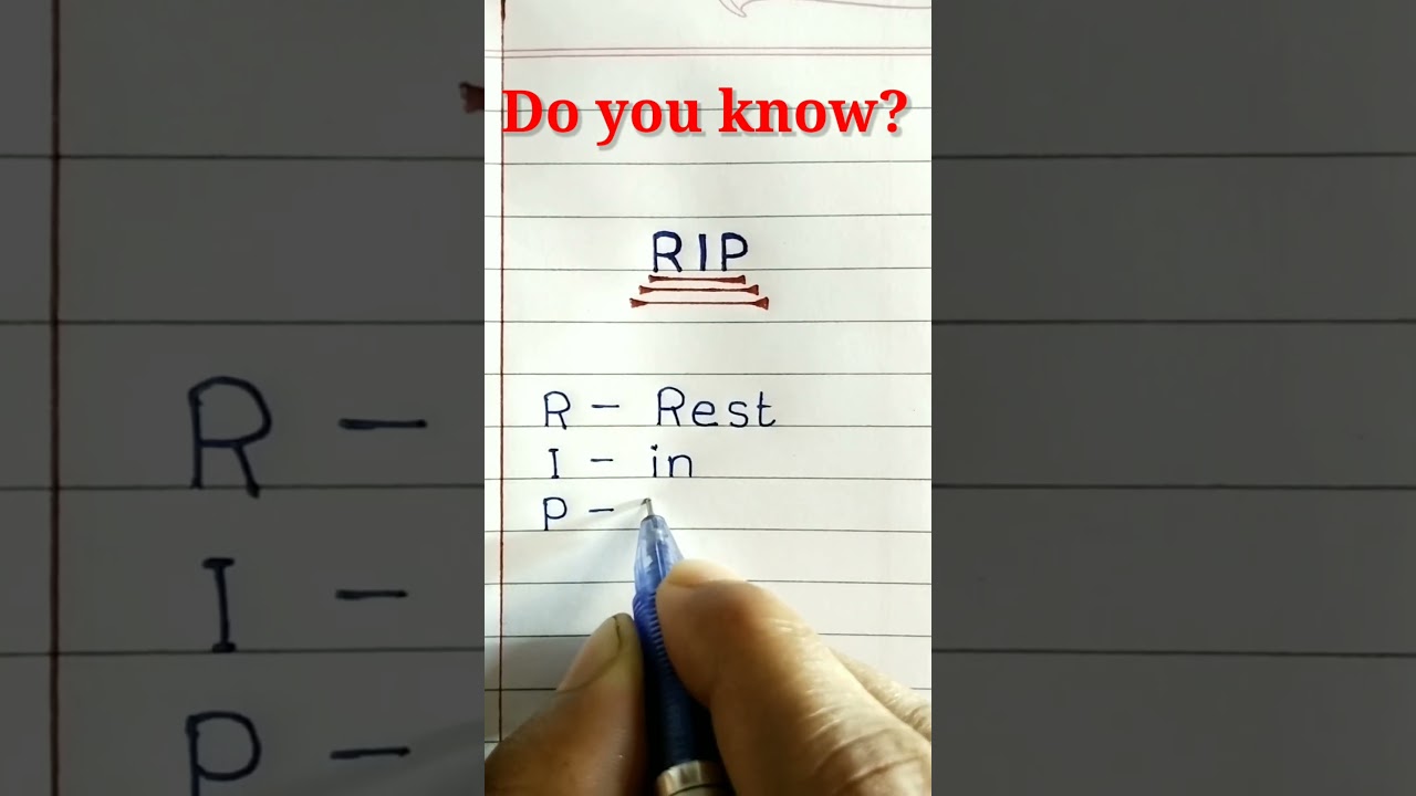 Full Form of RIP #shorts #ytshorts #viral #trendingshorts #viralshorts