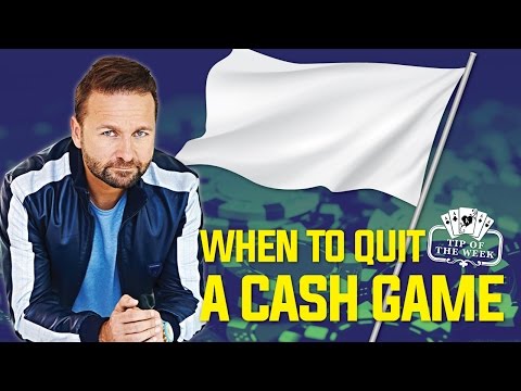 When to Quit a Poker Game