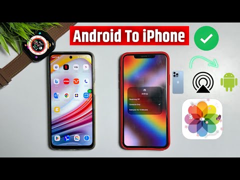Send Files From Android To iPhone Airdrop | How To Share Files From iPhone To Android Using Airdrop