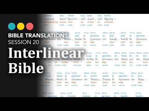 The most literal Bible in existence! Bible Translations: Interlinear Bible 21/21